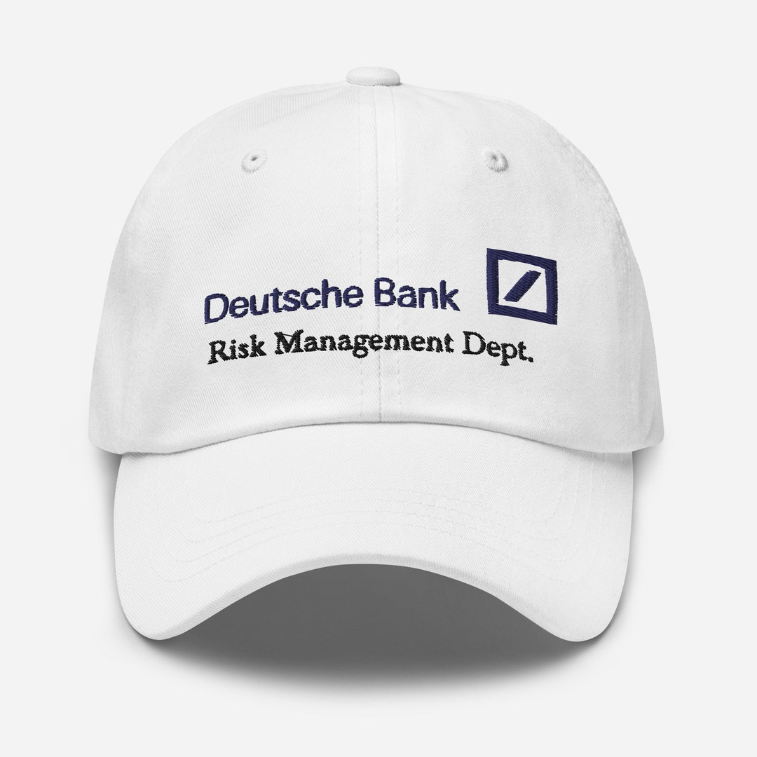 Deutsche Bank Risk Management Hat (white) Black | Classic Dad Hat - Etsy