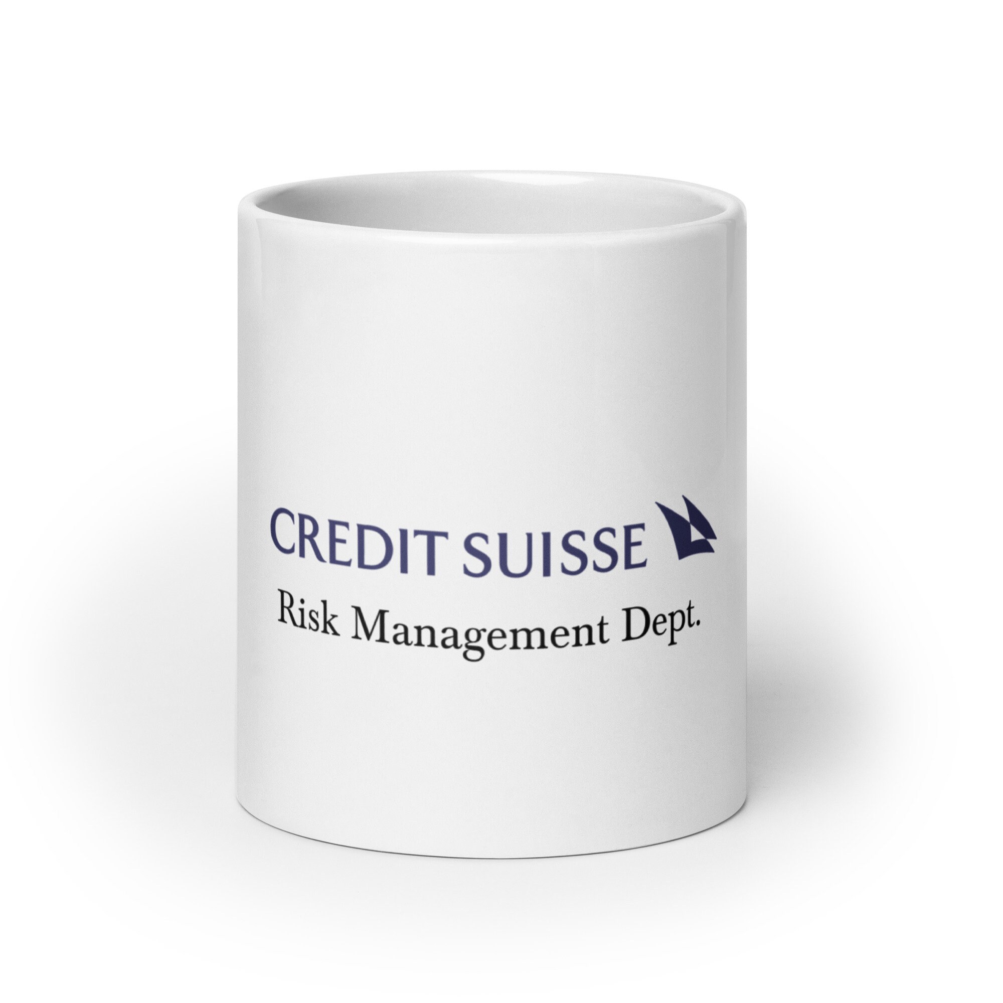 Credit Suisse Risk Management | White Glossy Mug - Etsy