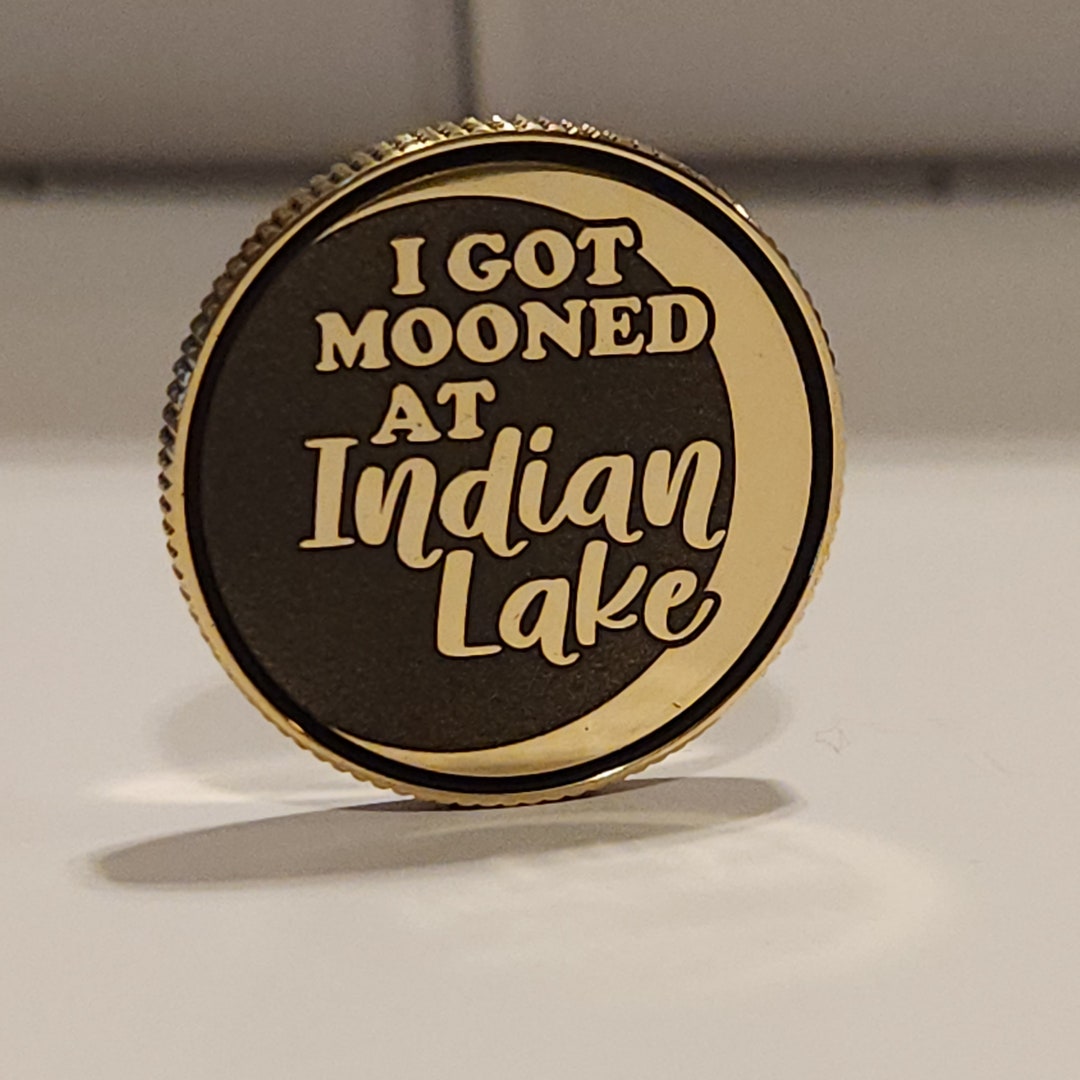 Laser Engraved Indian Lake Ohio Eclipse Coin - Etsy