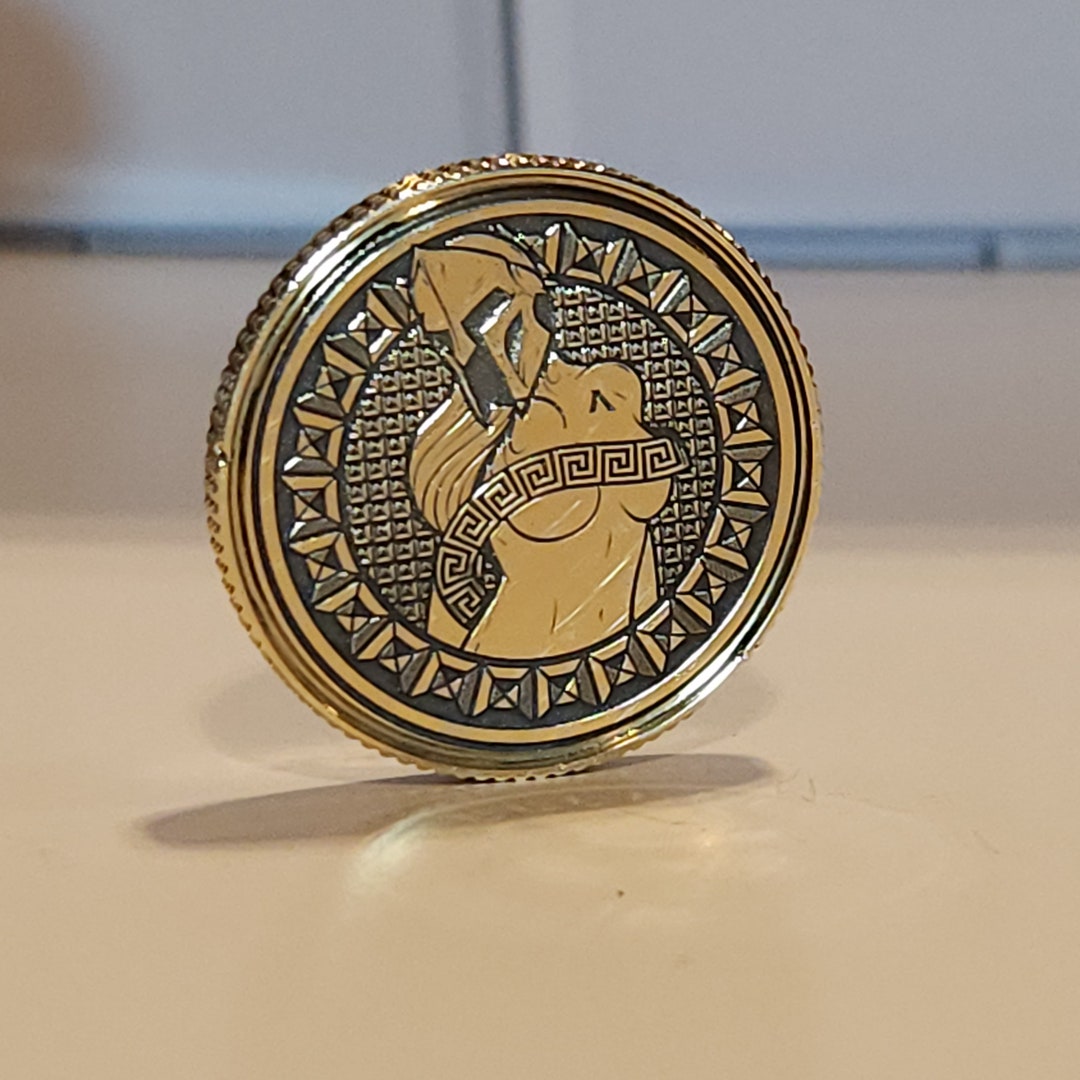 Laser Engraved Sexy Spartan Coin - Etsy