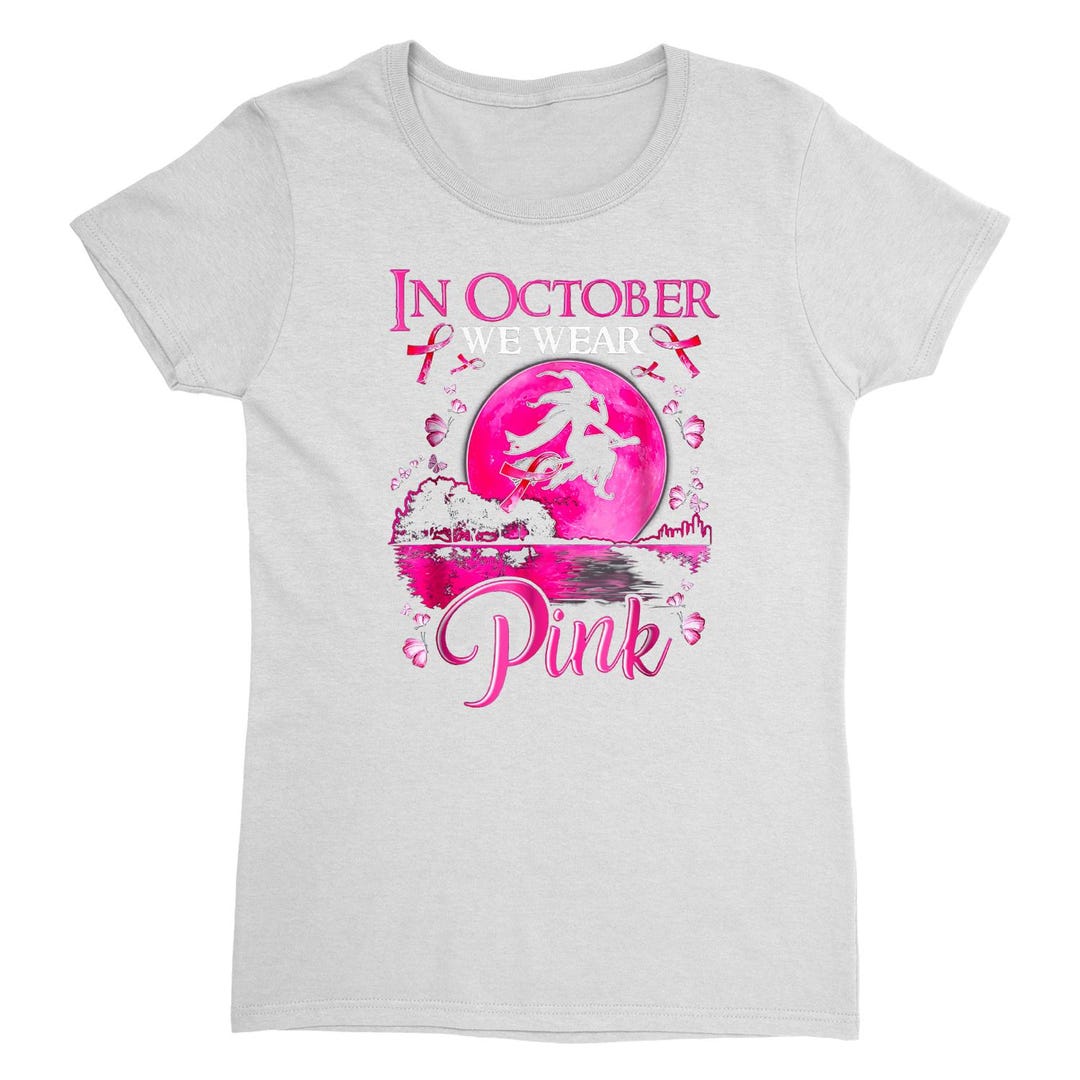 In October We Wear Pink, Breast Cancer Awareness Apparel, Cozy Fall ...