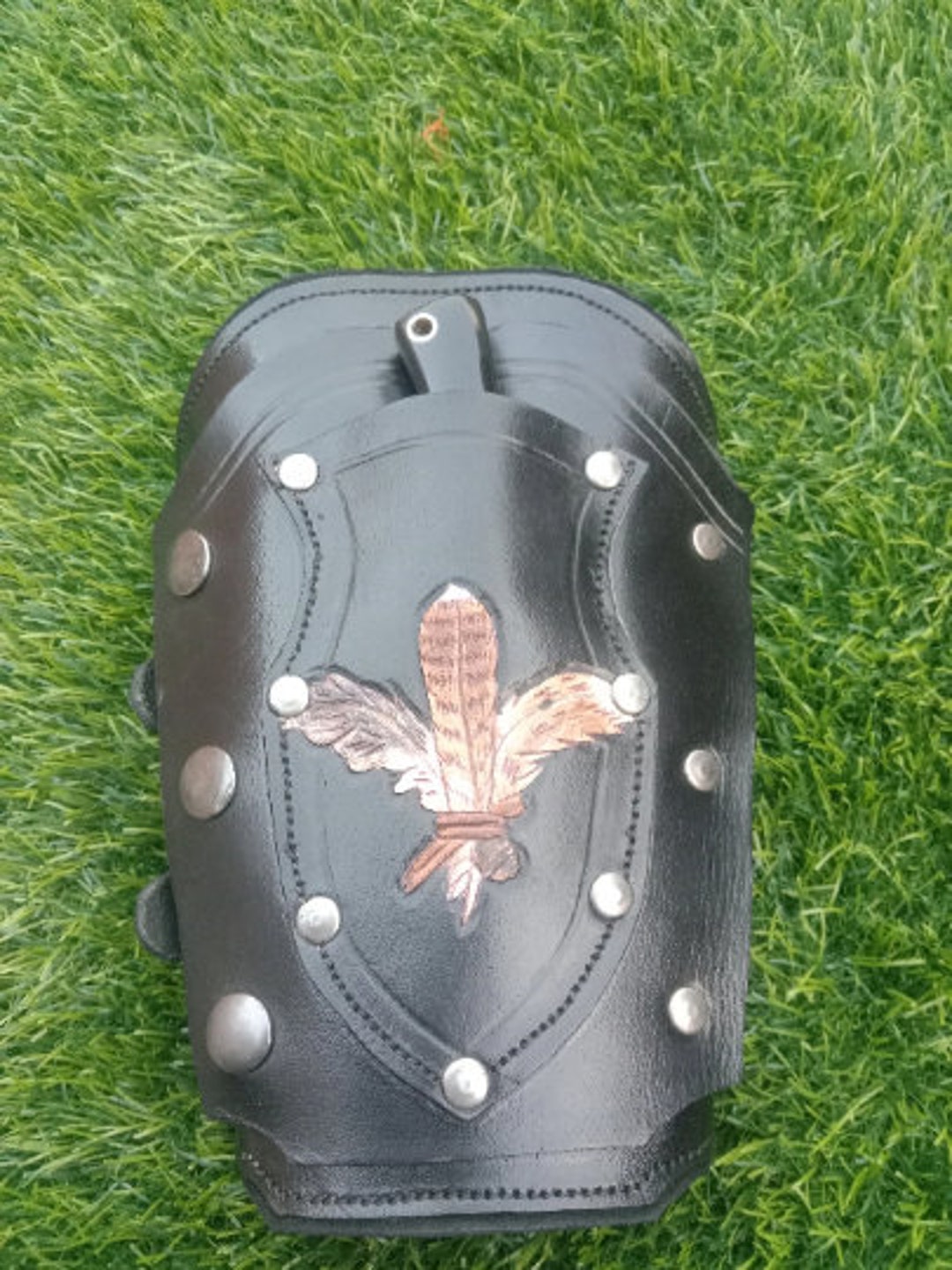 Engraved Handmade Hidden Cuff Sheath Wrist Knife With Leather Band ...