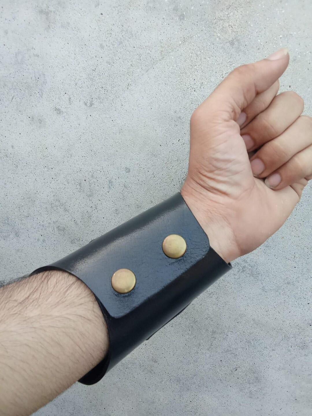 Customize Leather Wrist Cuff Sheath With Hidden Knife - Ideal for ...