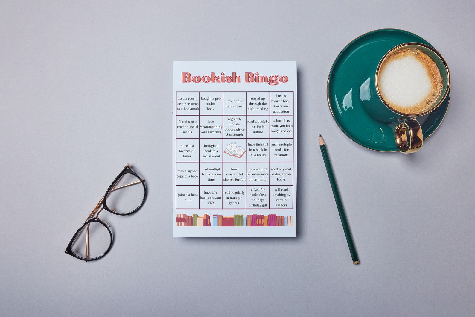 Best Bookish Bingo for Readers, Bingo Game for Book Clubs, Reading ...