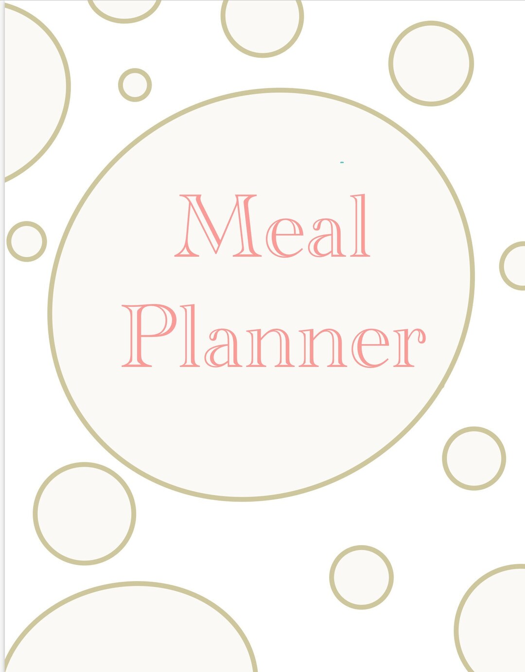 Meal Planner Digital-printable-goodnotes-notability-pdf - Etsy