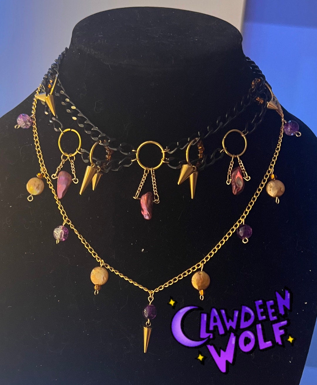 Wolf Inspired Monster Necklace - Etsy