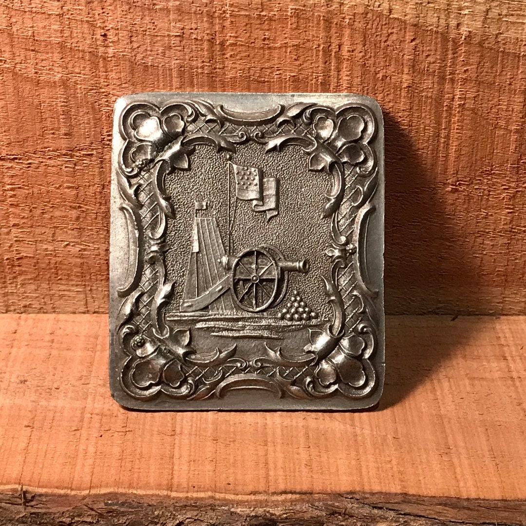 1975 Civil War Scene Belt Buckle - Etsy