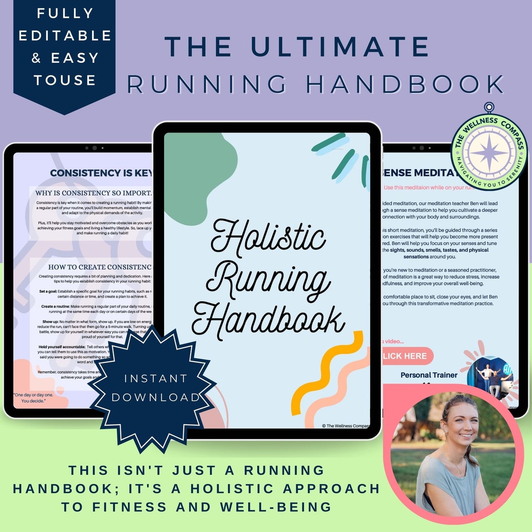 The Ultimate Running Handbook, Holistic Running Challenge Workbook, 5K ...