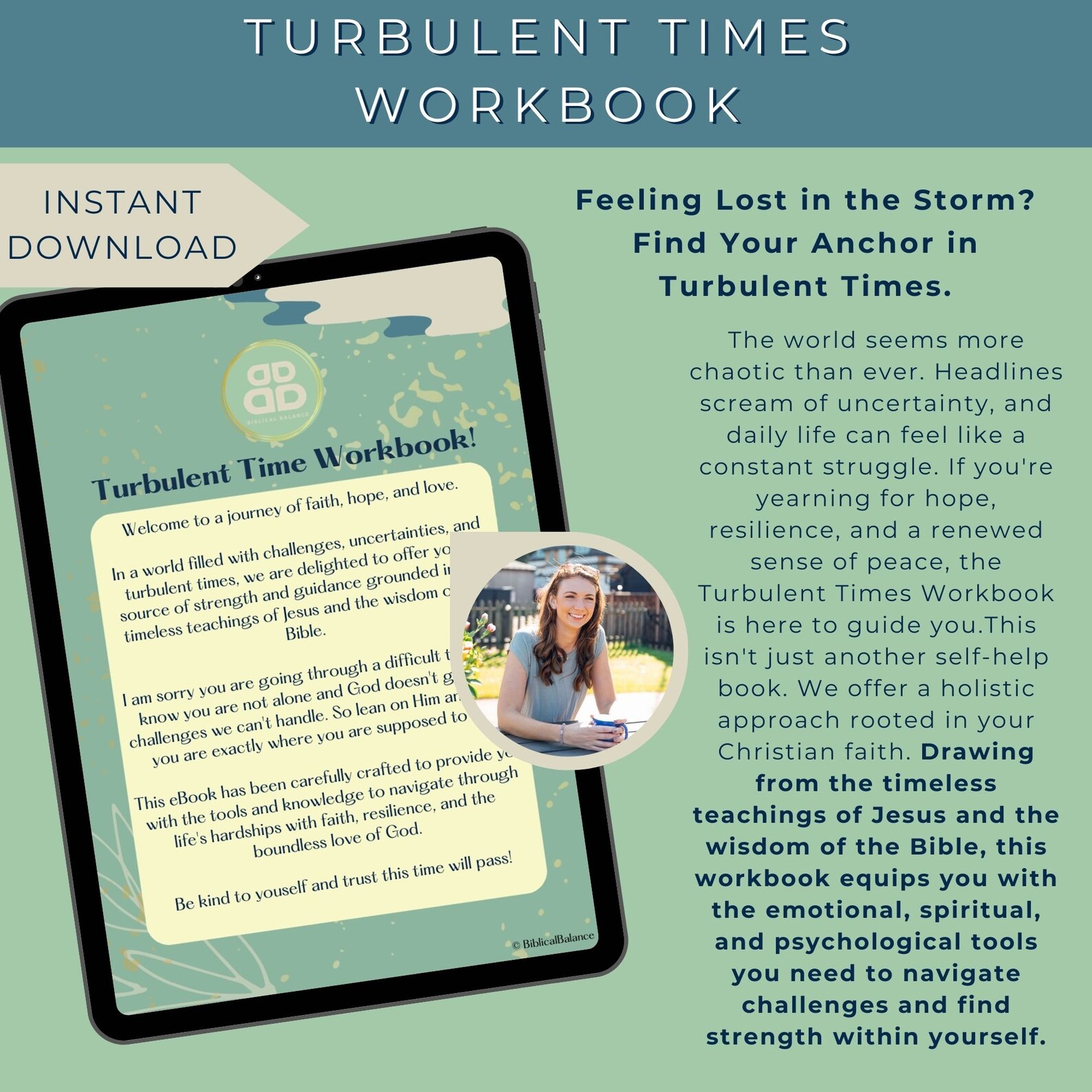 Faith-inspired Turbulent Times Workbook, Navigate Life's Challenges ...