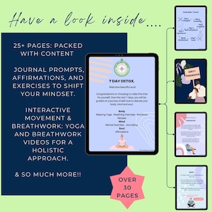 Spring Detox, 7 Day Mind, Body and Soul Detox, Mental Well-being Detox ...
