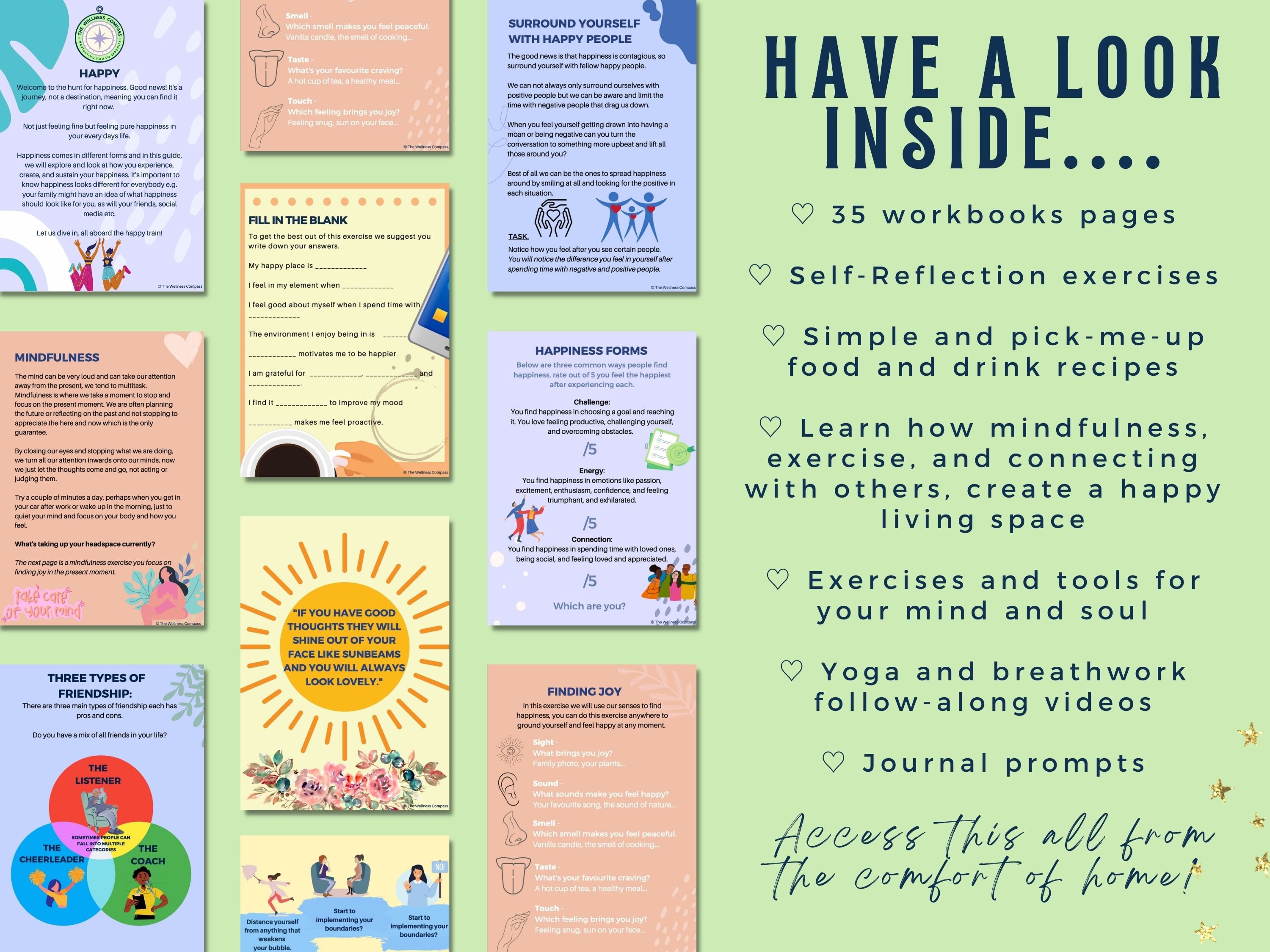 How to Be Happy E-book, Happiness Workbook, Happiness Journal, How to ...