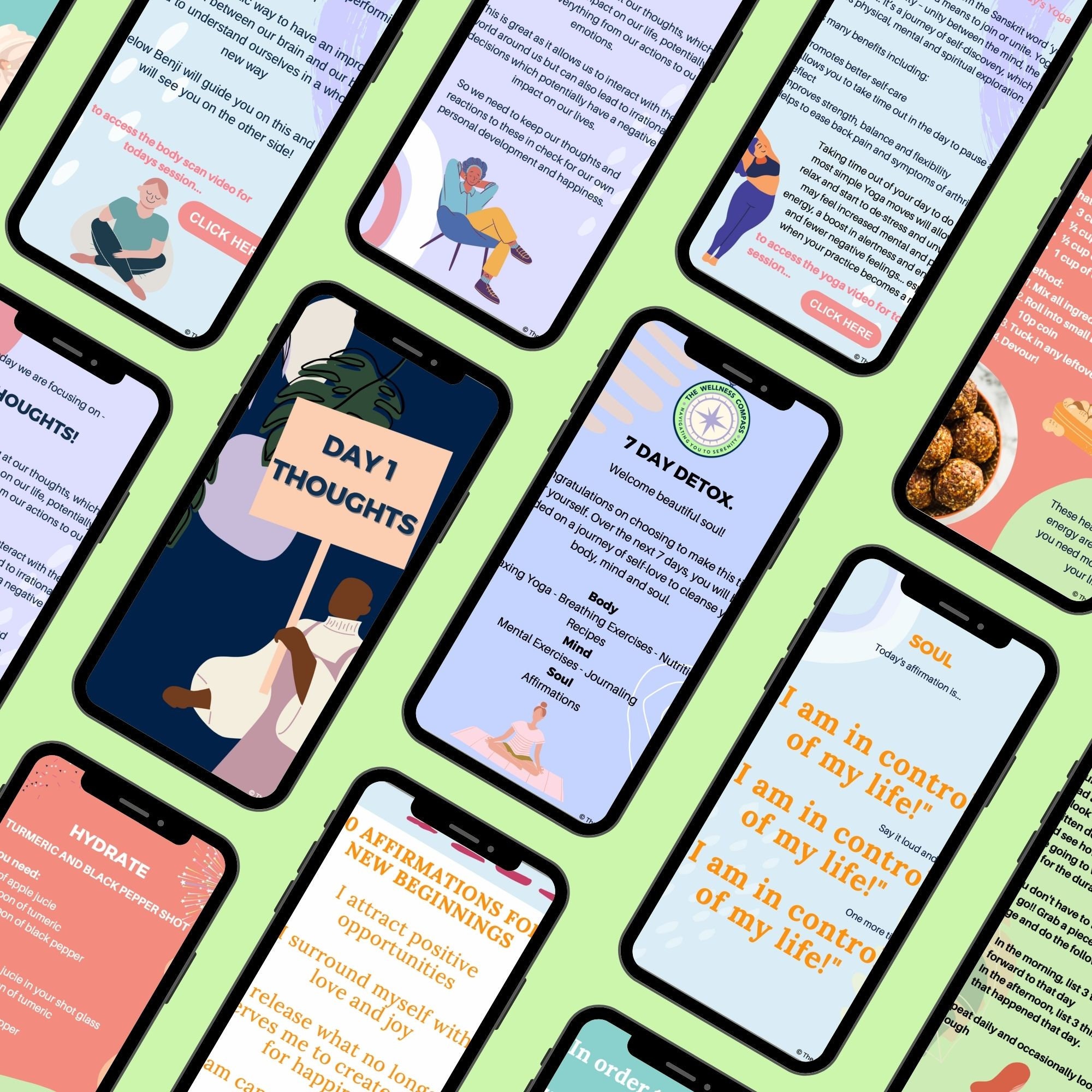 Spring Detox, 7 Day Mind, Body and Soul Detox, Mental Well-being Detox Workbook, Digital and ...