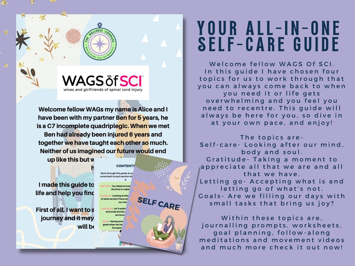 Wags of Sci Self-care Guide, Wellness Workbook (PDF) - Etsy