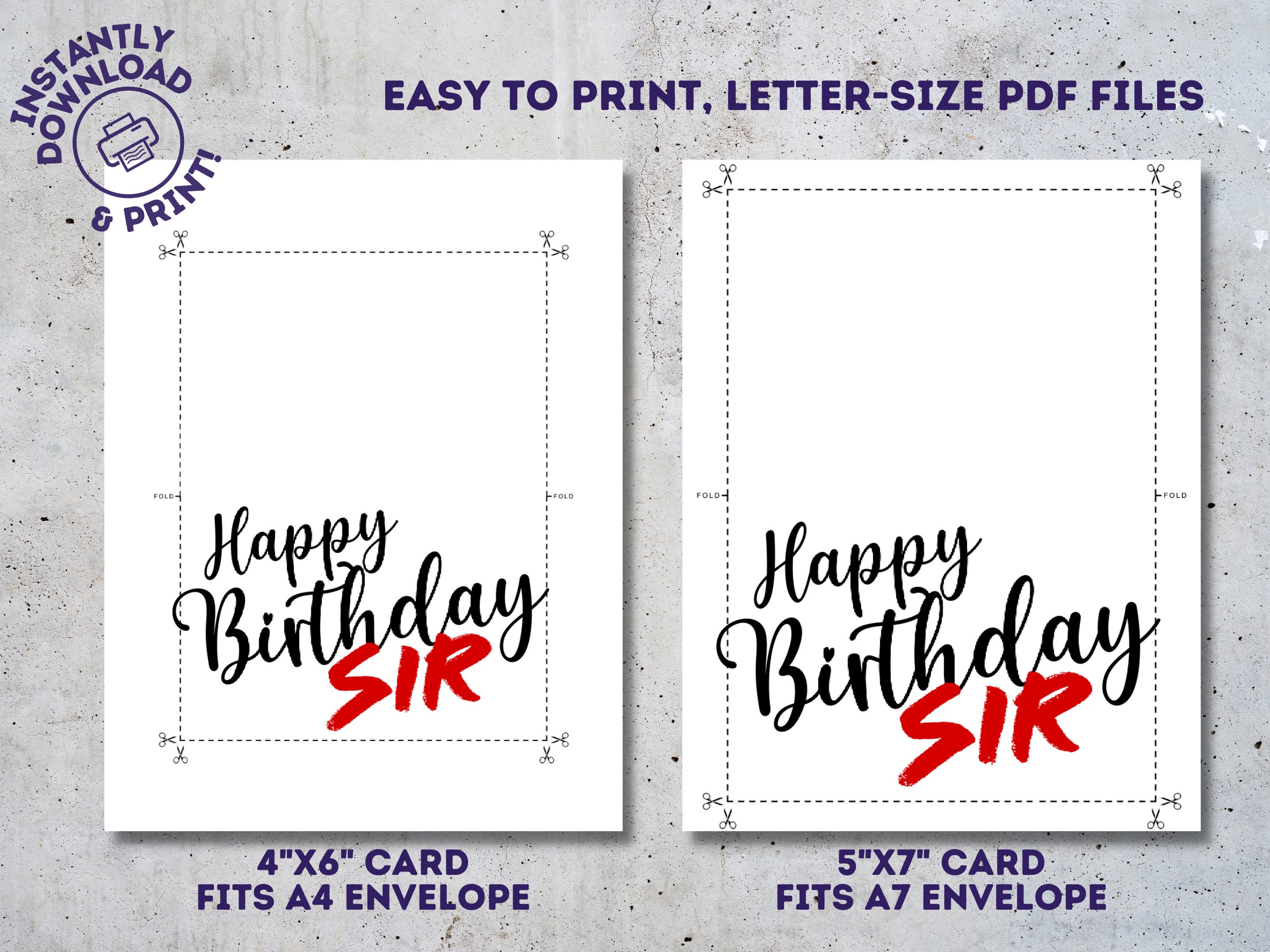 Happy Birthday, Sir - BDSM Birthday Card for Dom - Printable Kink Card ...