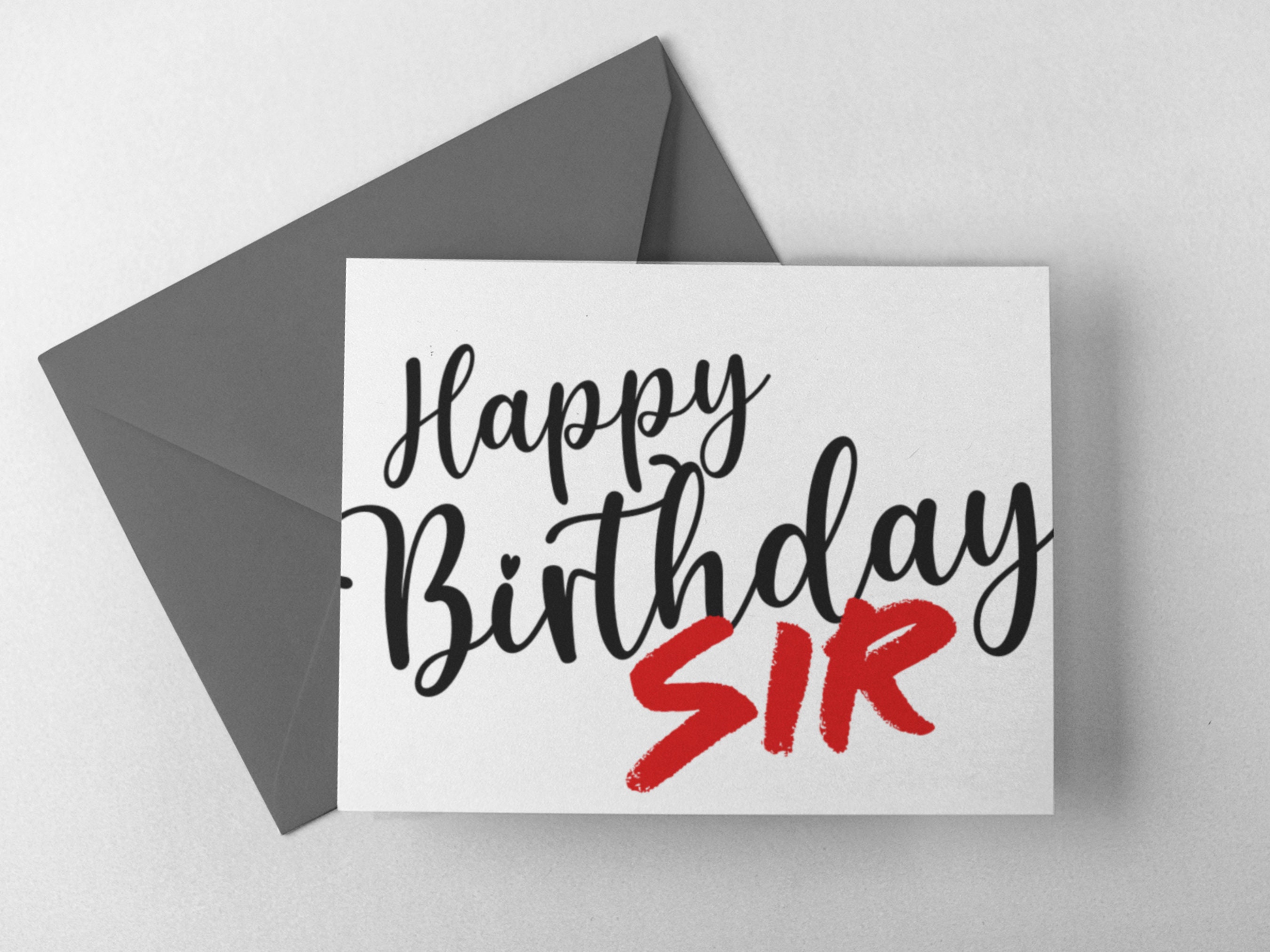 Happy Birthday, Sir - BDSM Birthday Card for Dom - Printable Kink Card ...