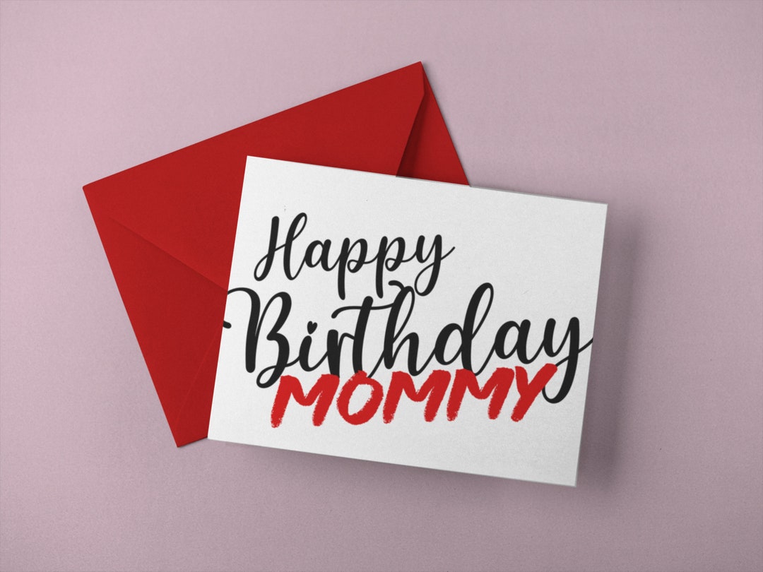 Happy Birthday, Mommy - BDSM Birthday Card for Mommy Domme - Printable ...