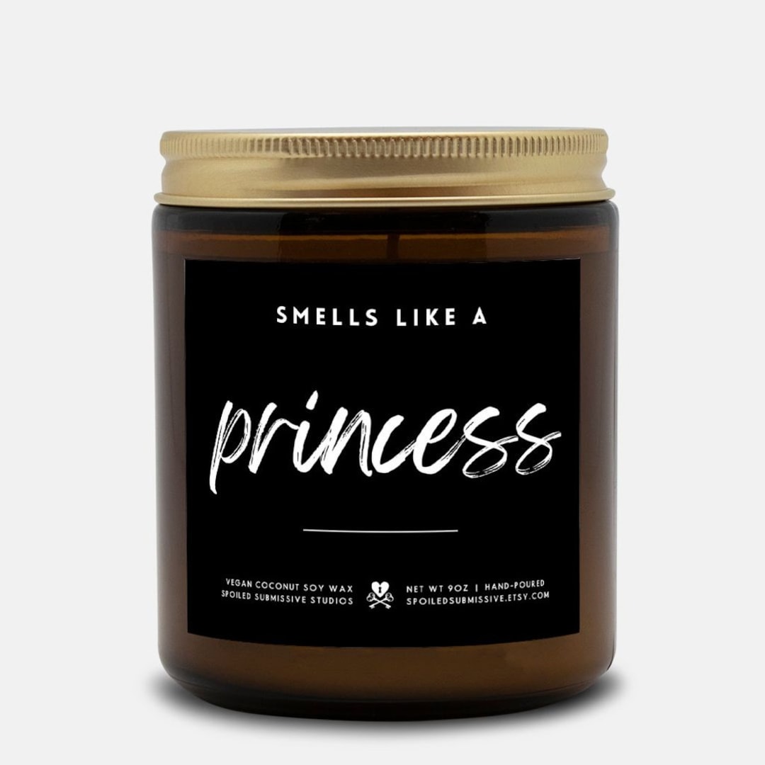 Princess Candle 9oz | BDSM Gift Idea for Submissive, Dom/sub Gift for ...