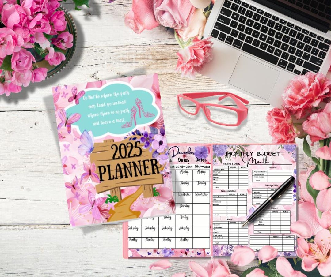 2025 All in One Planner Budget Tracker, Weekly Meal Planner, Work ...