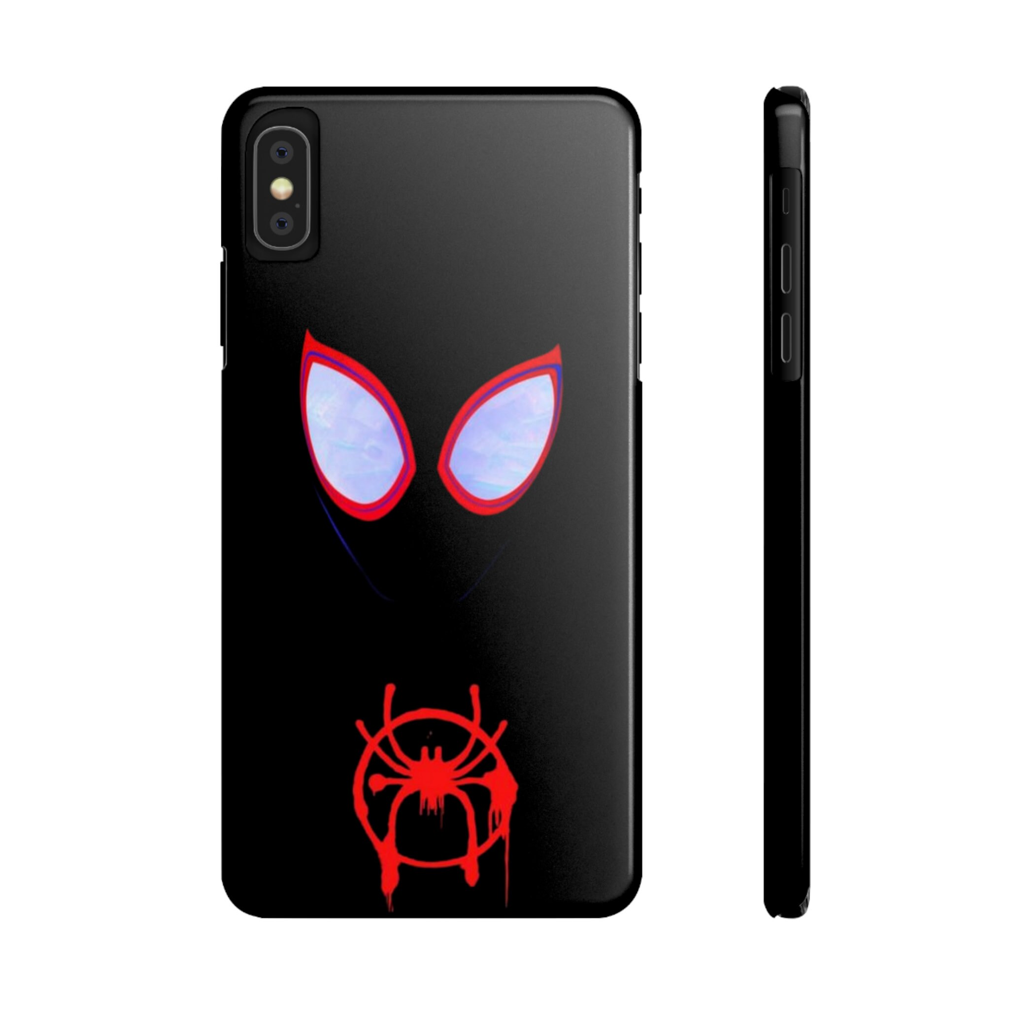 Miles Morales Minimalist Spider Man Across the Spider-verse iPhone Case ...