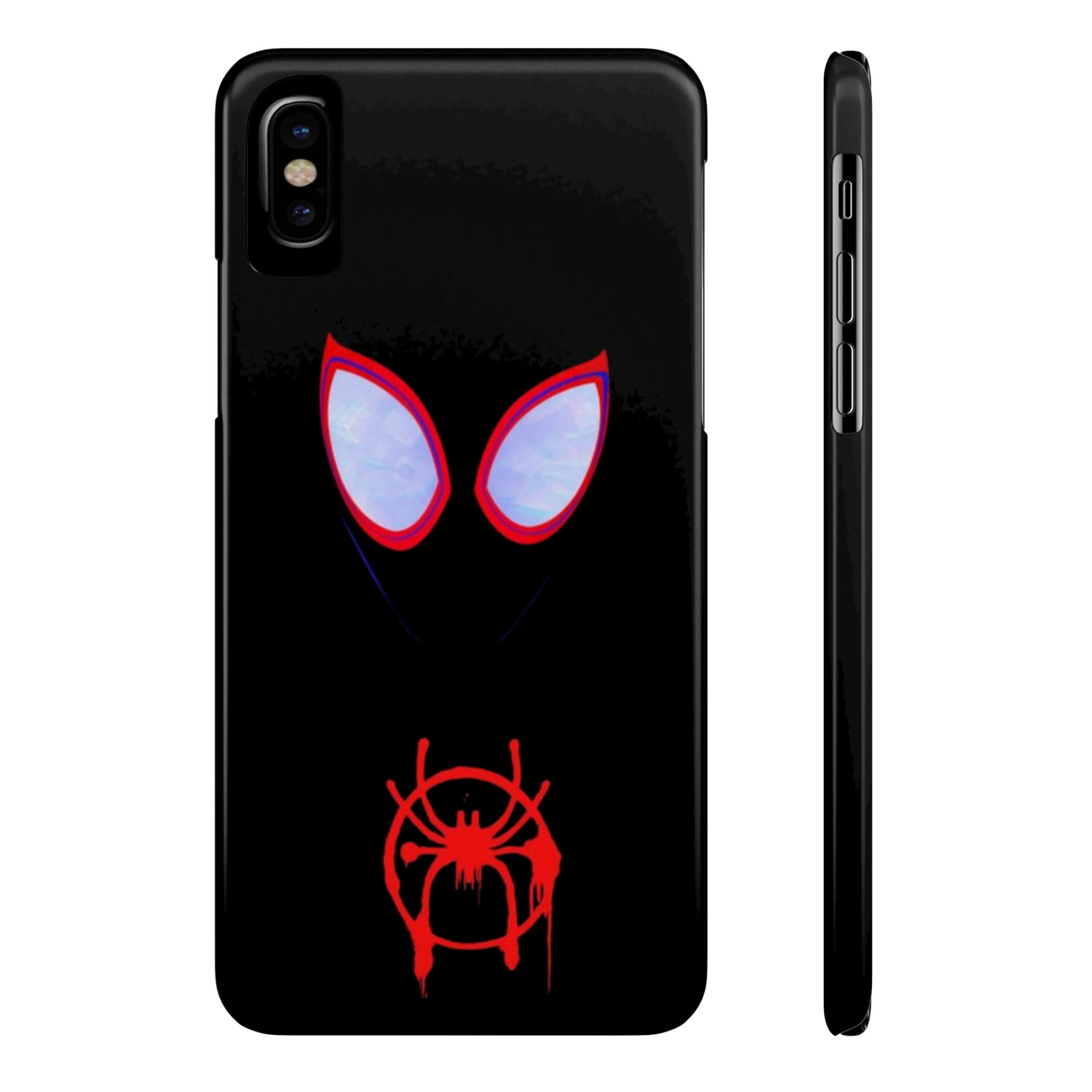 Miles Morales Minimalist Spider Man Across the Spider-verse iPhone Case ...