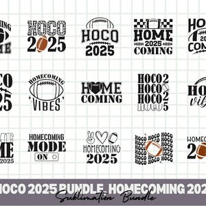 Hoco 2025 Bundle SVG, Homecoming 2025, Hoco Reunion 2025 Svg, Hoco High ...
