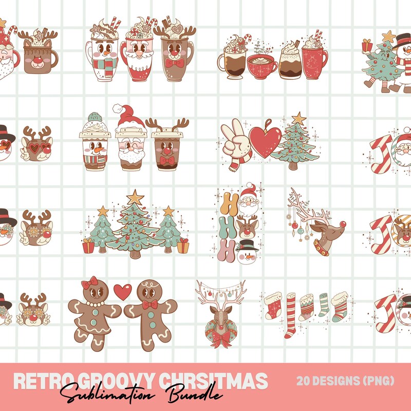 Retro Christmas - Etsy