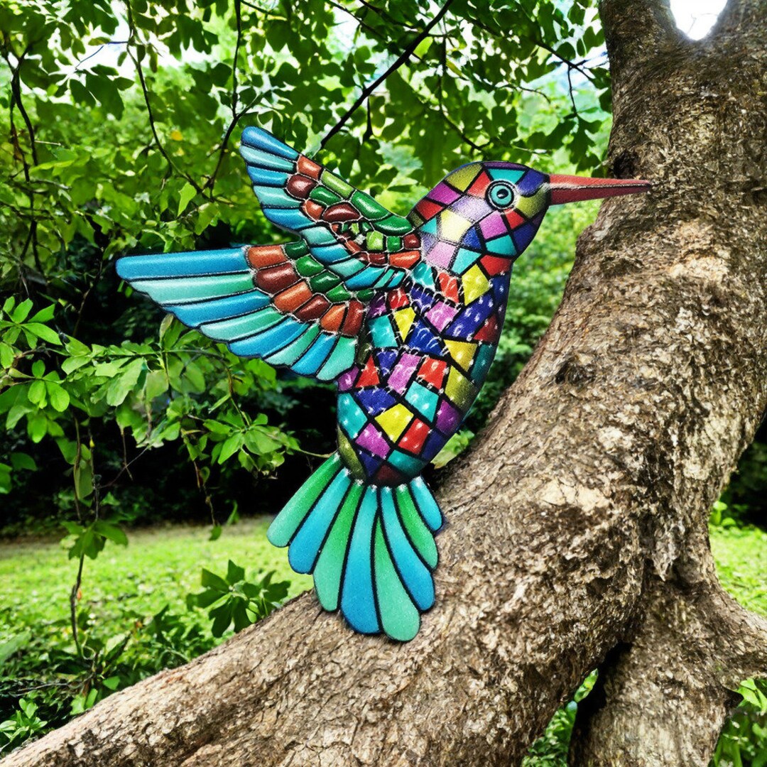 Metal Birds Wall Art Decor, Rustic Hanging Bird and Leaf Home Decor for ...