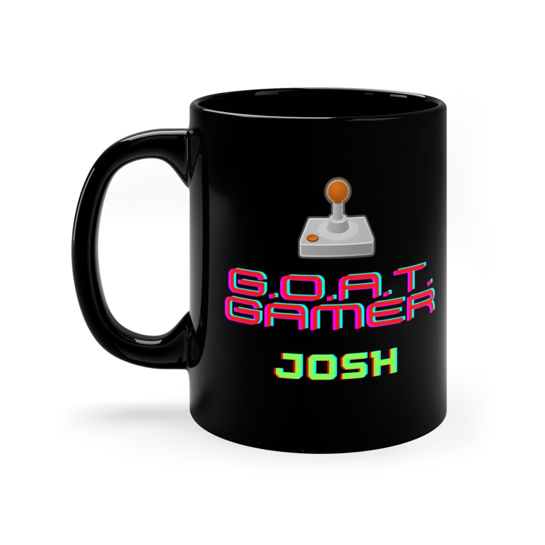 Customized Retro Gamer Coffee Mug | GOAT Gamer Mug | Gamer Mug | Gamer ...