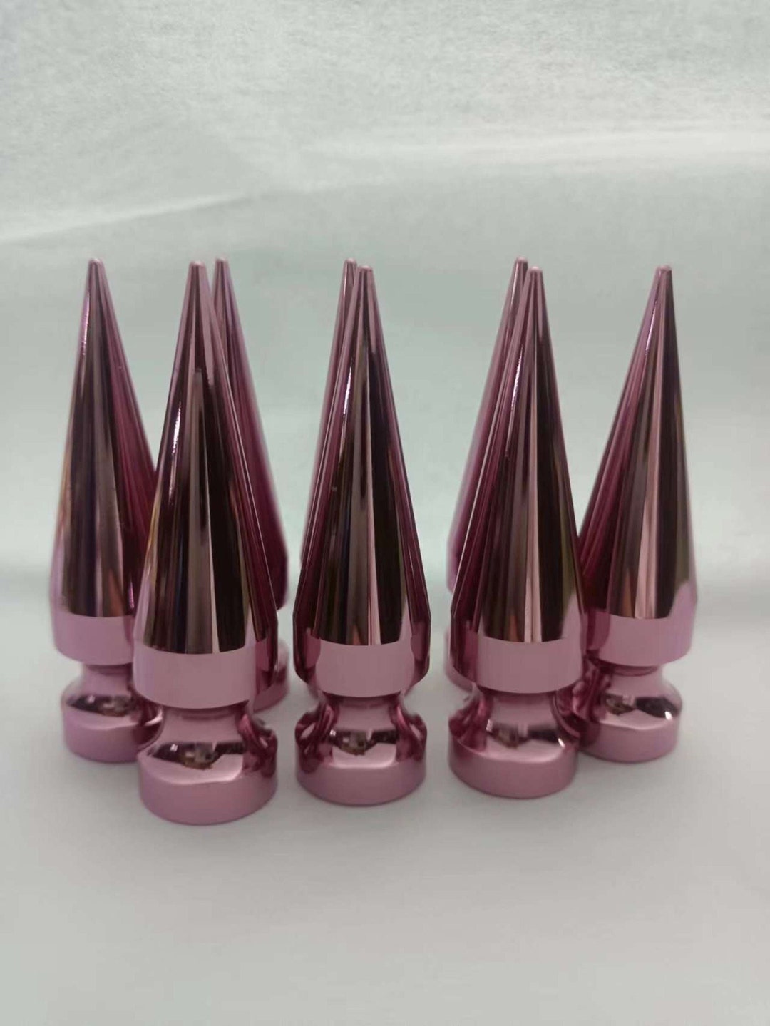 Big Giant Pink, Fushia, Rainbow Spikes Rivet for Leather Crafts 5/10 ...