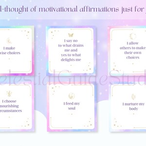 Printable Affirmation Cards | Self-care, Healthy Boundaries (PDF) - Etsy