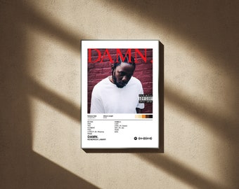 Kendrick Lamar Poster, Kendrick Lamar Print, Kendrick Lamar Album Print ...
