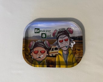 Rick and Morty Weed Tray - Etsy UK