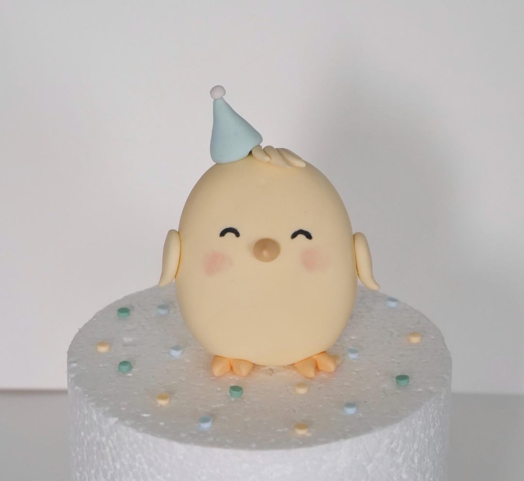 Fondant Chick Cake Topper, Chickens Cake Topper, Easter Cake Topper ...