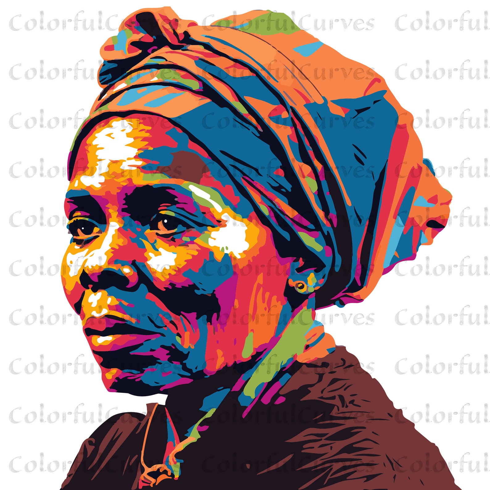 Black History Colorful Juneteenth African American Pop Art Clipart ...