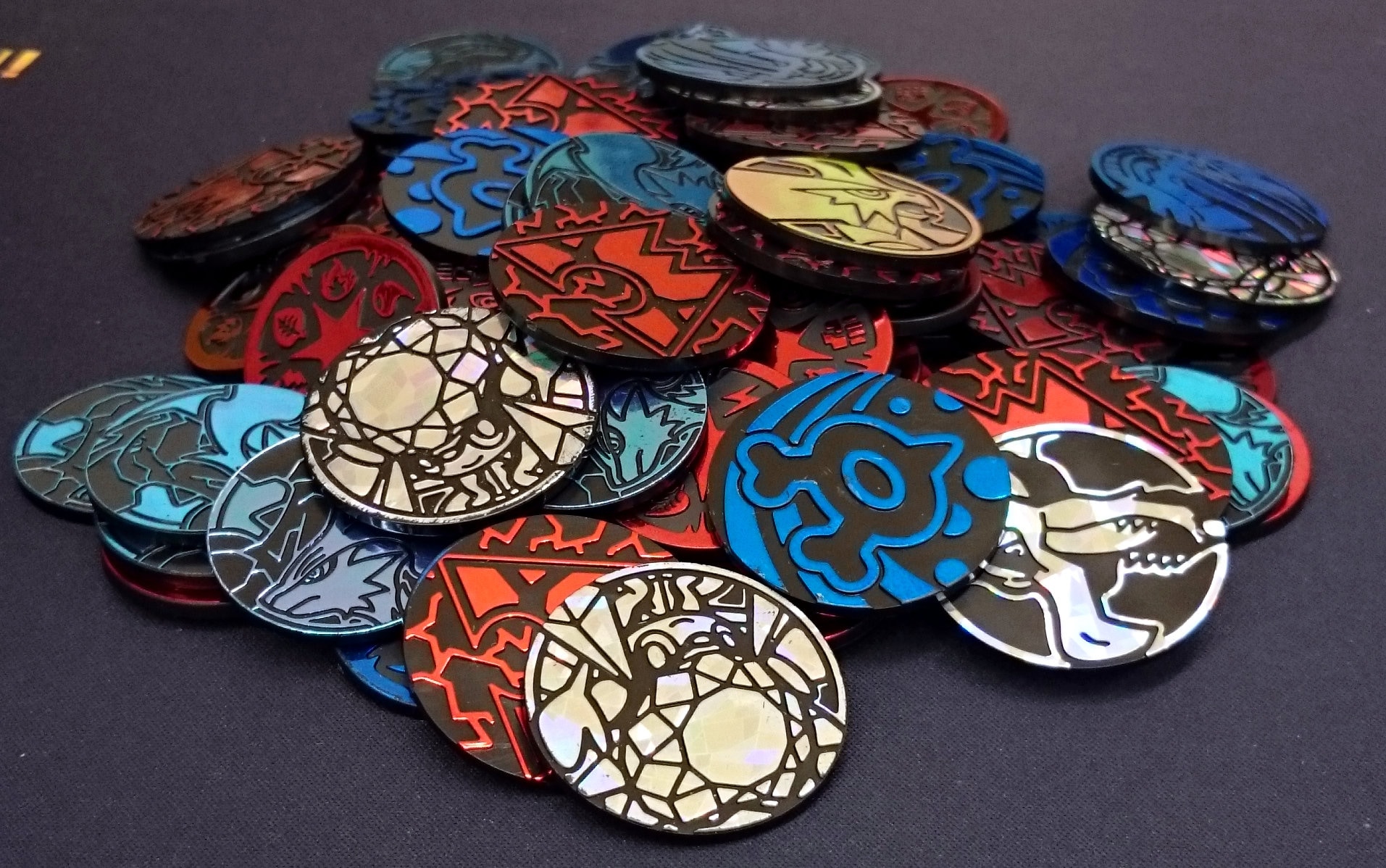 Lot of 5 Random Pokémon TCG Coins - Etsy