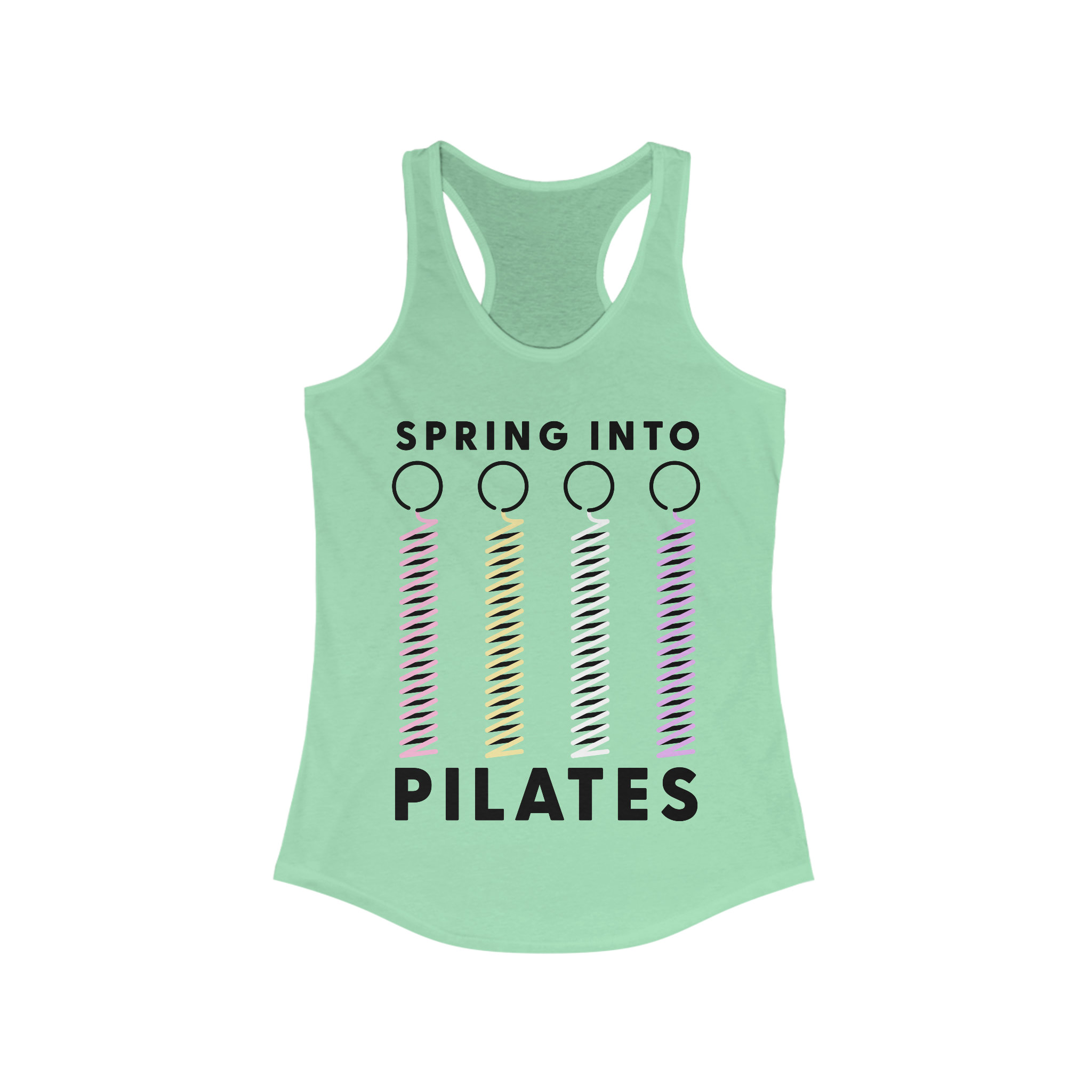 Pilates Tank Top Spring Easter Pilates Shirt Funny Pilates T-shirt ...