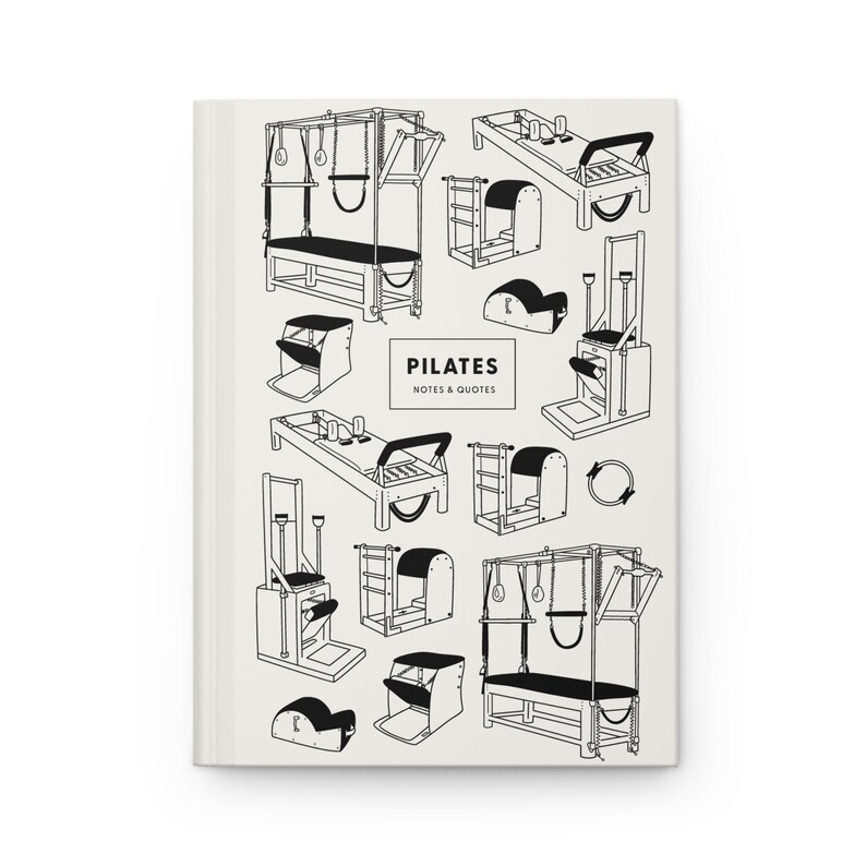 Pilates Equipment Journal: Matte Hardcover, Pilates Lover Gift - Etsy