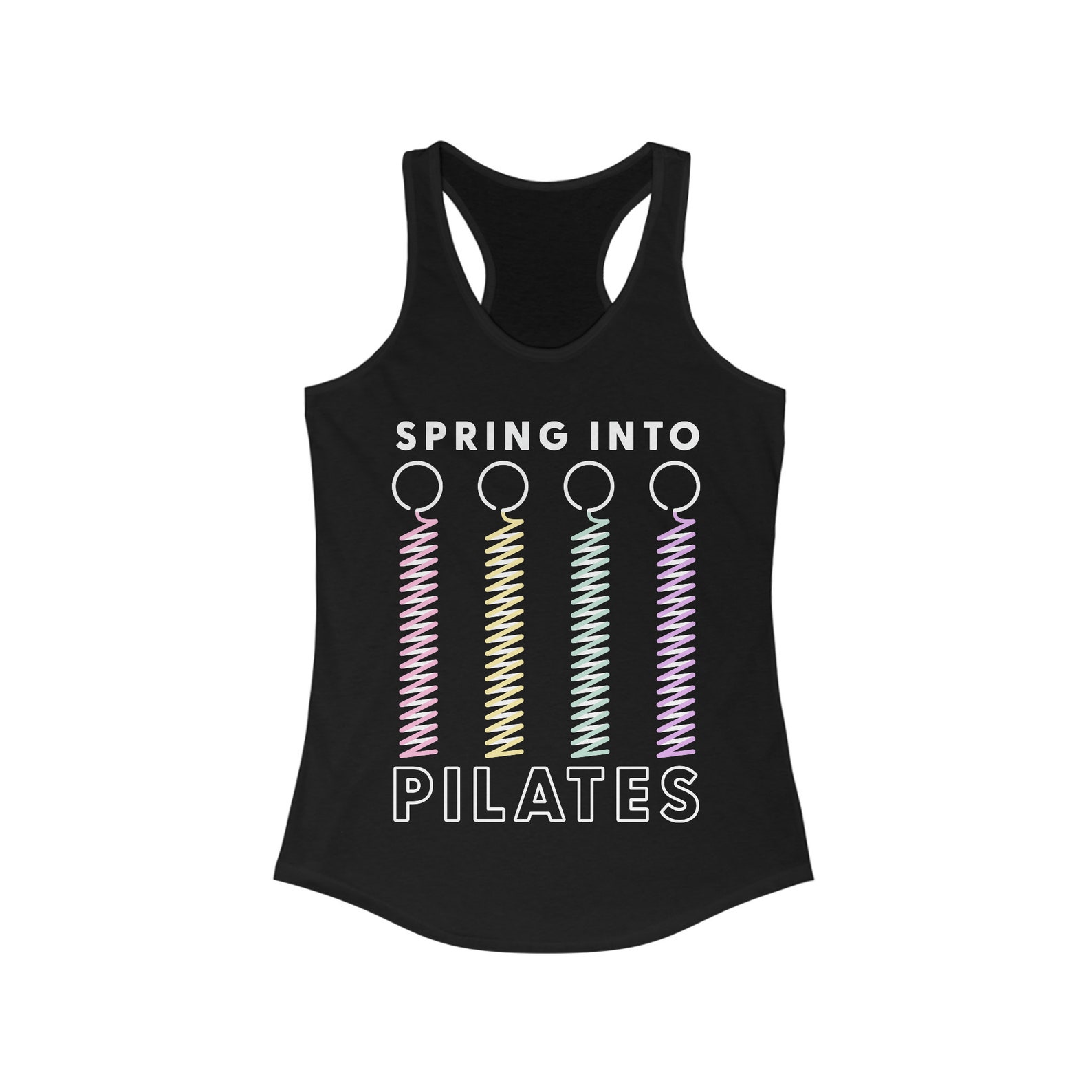 Pilates Tank Top Spring Easter Pilates Shirt Funny Pilates T-shirt ...