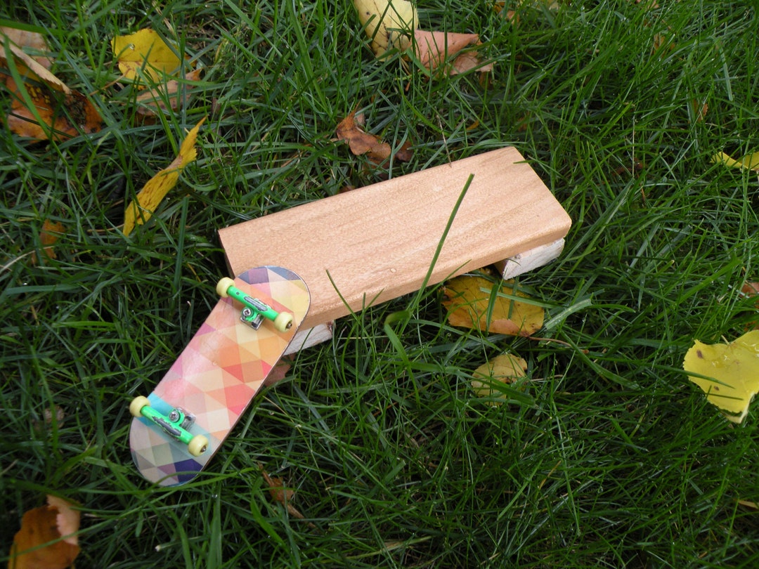 Wooden Fingerboard Bench - Etsy