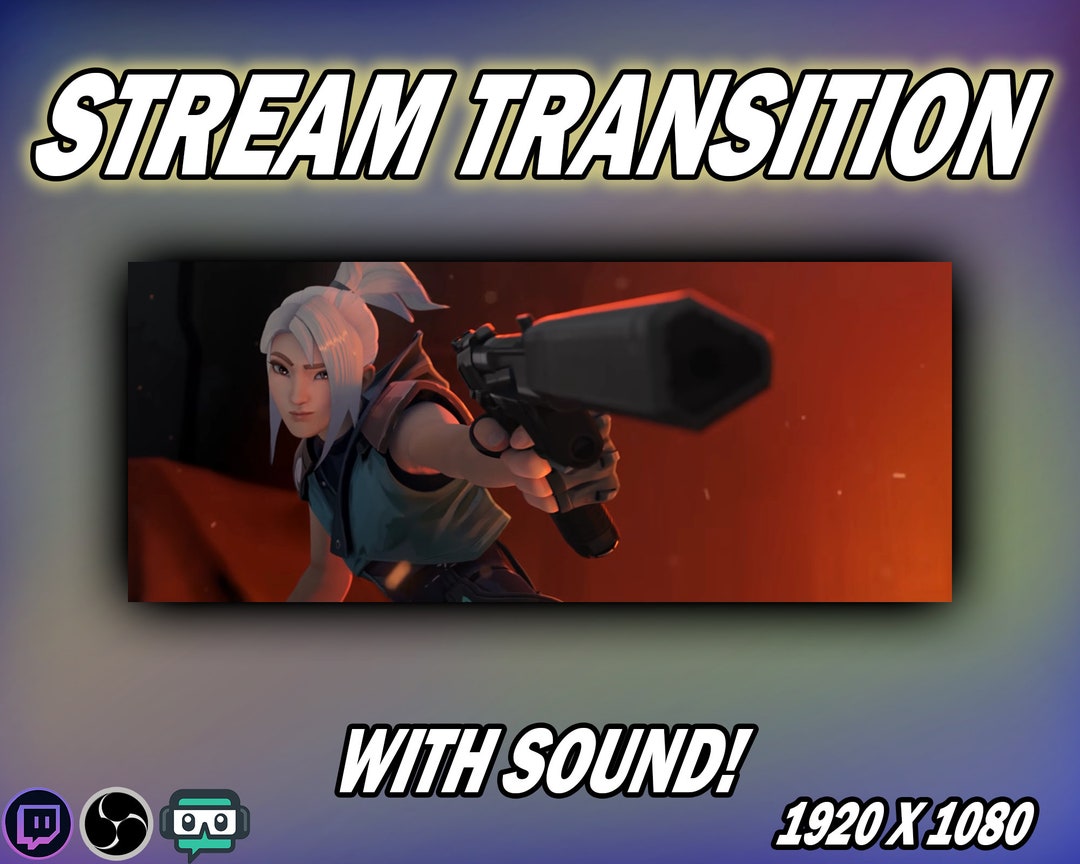 JETT VALORANT Transition Overlay *with Sound!*- Stinger Overlay - Used ...