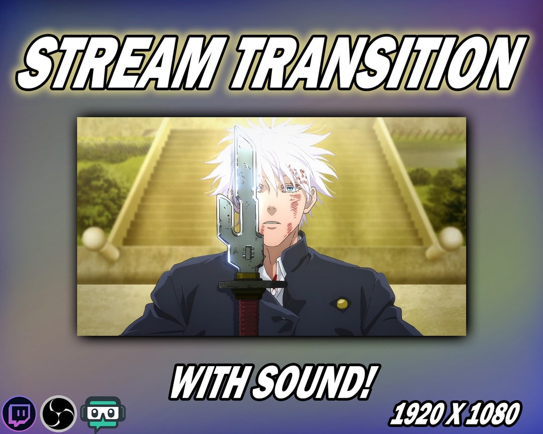 Anime Transition Overlay *WITH SOUND!*- Stinger Overlay - Used for ...