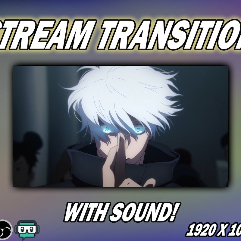 Gojo Stream Overlay - Etsy
