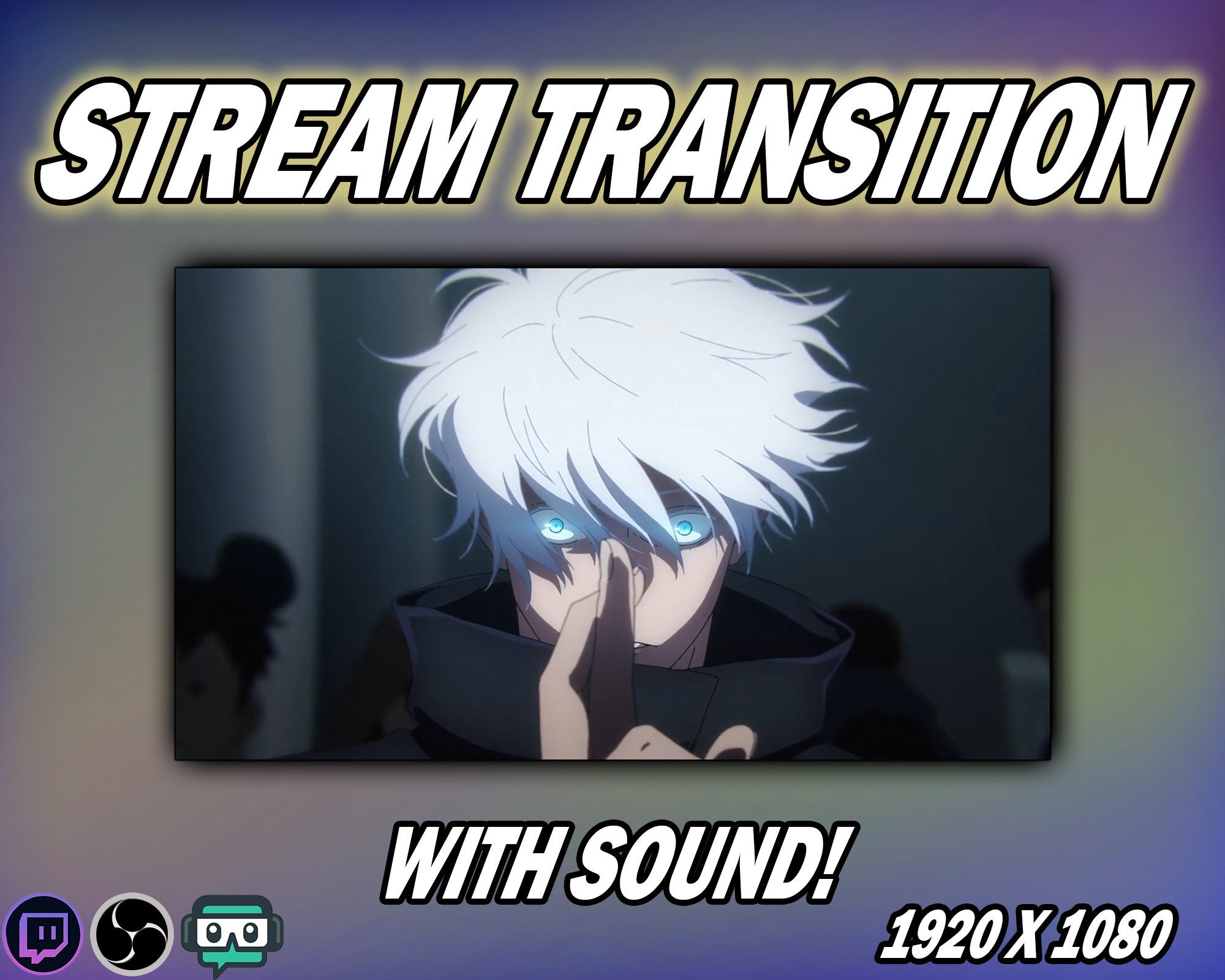 Anime Transition Overlay *WITH SOUND! (eng DUB)*- Stinger Overlay ...