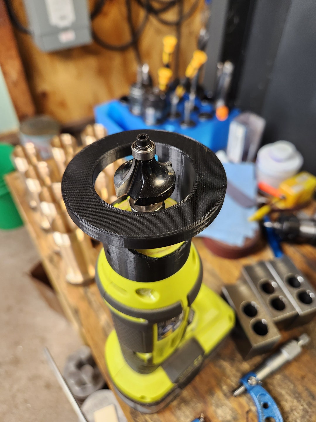 Ryobi P531 Router Guard Base Plate 2.750" OD, Custom Sizes Are ...