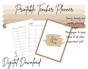 Printable Australian Teacher Planner 2024 - Etsy