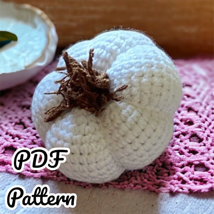 Easy Amigurumi Garlic Pattern, PDF Pattern of Garlic, Pattern of ...