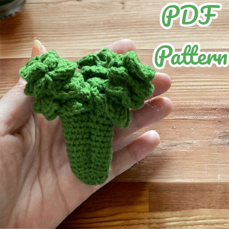 Easy Amigurumi Broccoli Pattern, PDF Pattern of Broccoli , Pattern of ...