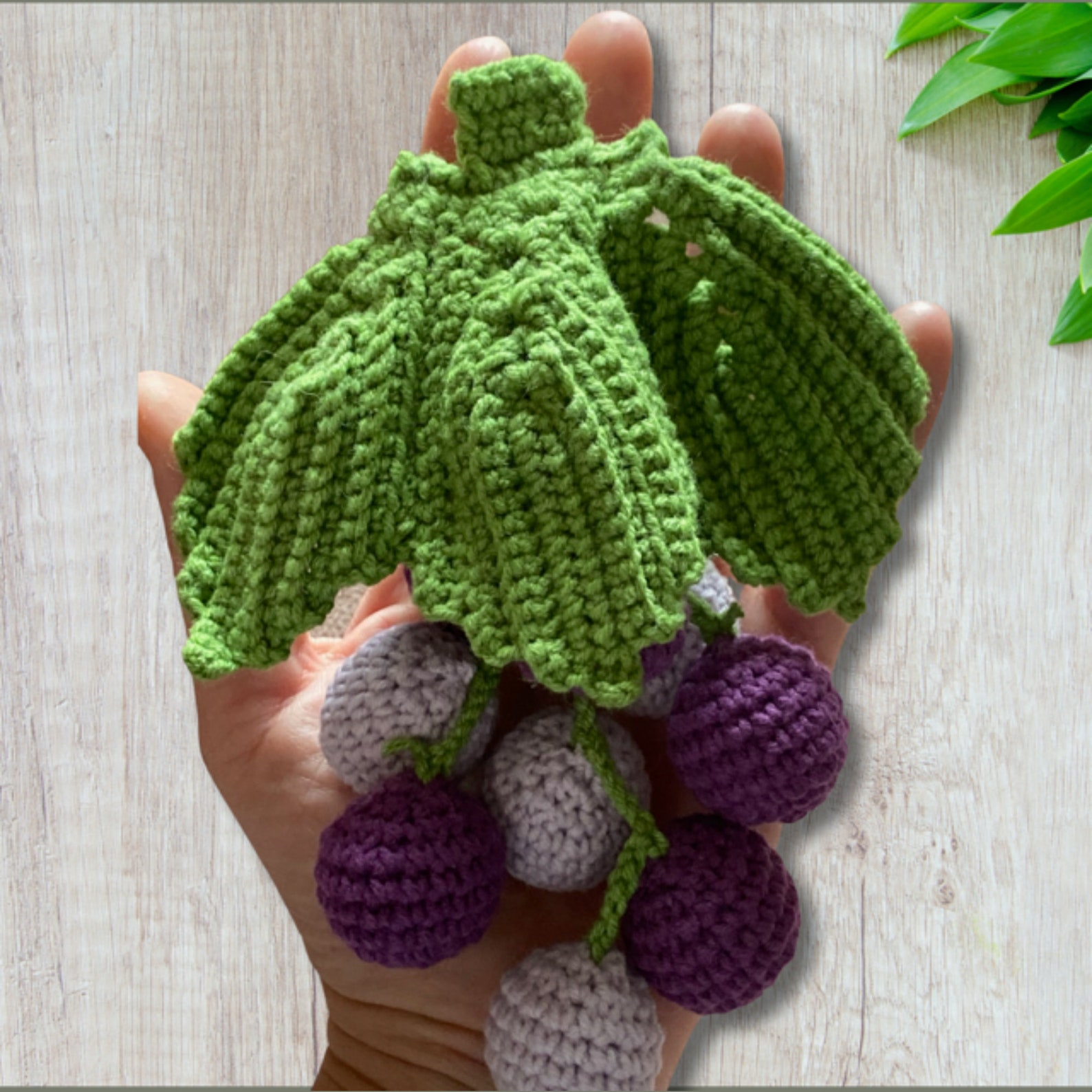 Easy Amigurumi Grape Pattern, PDF Pattern of Grape, Pattern of ...