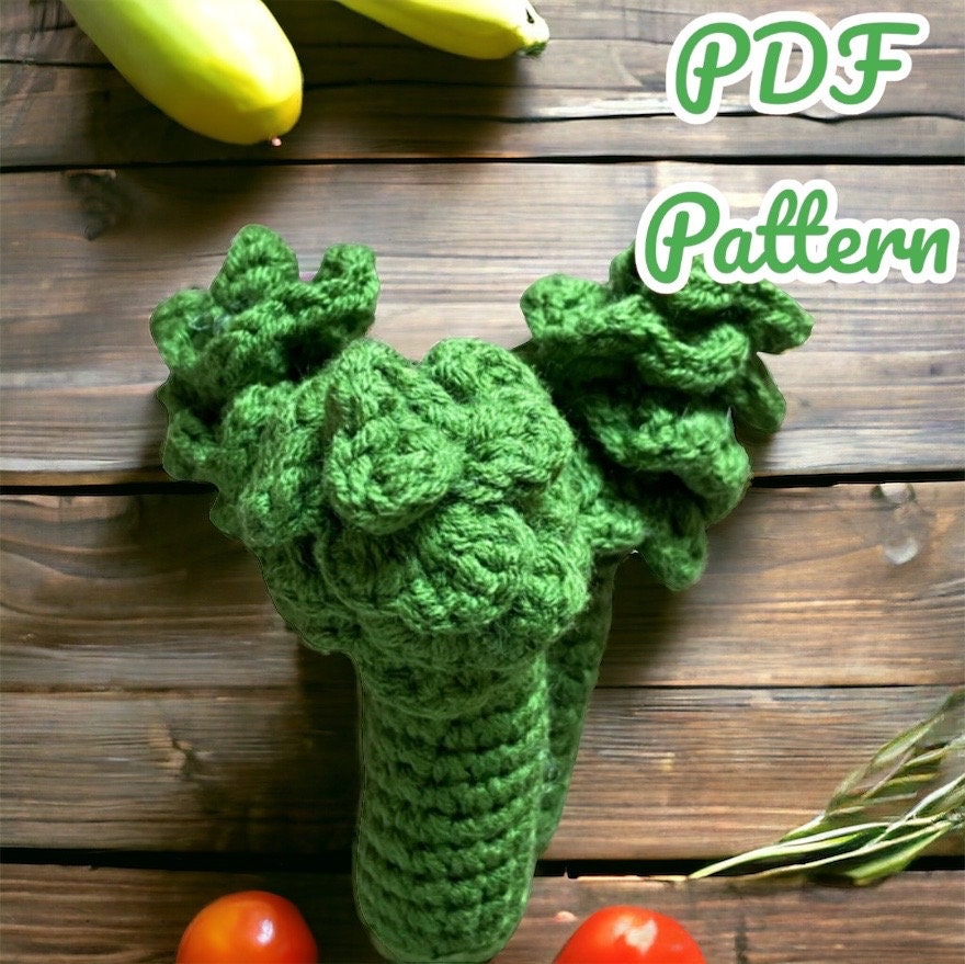 Easy Amigurumi Broccoli Pattern, PDF Pattern of Broccoli , Pattern of ...