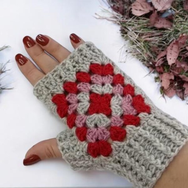 One Finger Crochet Mitten - Etsy